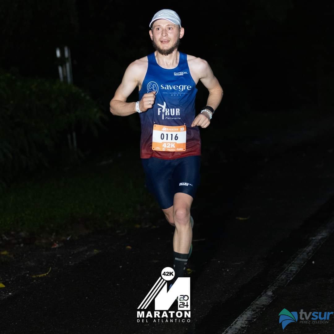 Abraham Serrano conquistó el segundo lugar en la maratón del atlántico ...
